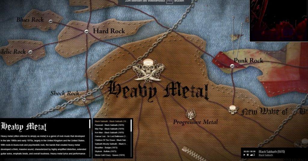 Map of Metal - Zwischen Garage Rock und Deathcore